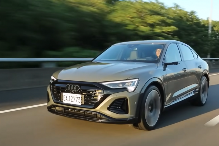 官宣 600公里，跑高速公路剩多少？Audi Q8 Sportback e-tron 55 豪華電動休旅 上路實測::DDCAR 電動車
